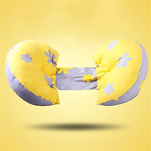 WEILORI U-Shaped Pregnancy Pillow for Pregnant Women ,Support for Back, Hips, Legs, Belly for Maternity Women,Maternity Pillow with Cotton Cover,