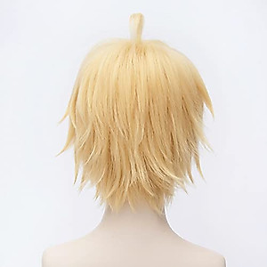 Kadiya Blonde Short Cosplay Wig Heat Resistant Synthetic Hair