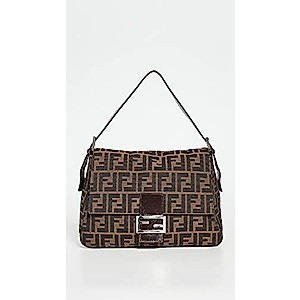 FENDI Women's Pre-Loved Zucca Mamma Forever, Brown, One Size