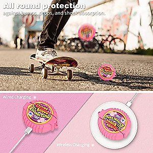 Cute Airpods 3 Case,6in1 Silicone Airpods 3rd Generation[2021] Accessories Protective Cover,3D Kawaii Food Funny Fashion Cartoon Airpods 3 Charging Case Skin for Girls Women with Keychain(Bubba Candy)