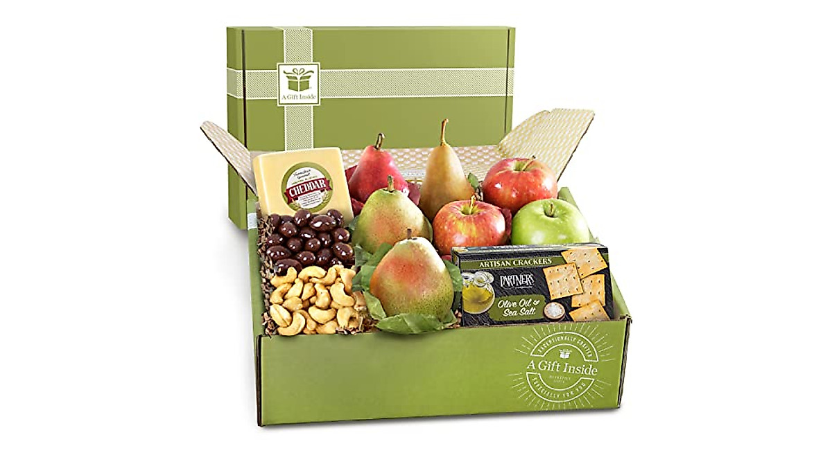 Fruit and Gourmet Deluxe Gift Box - Premium Orchard-Fresh Fruits