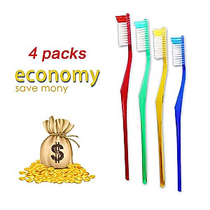 DR PERFECT Toothbrushes for Smoker’s Firm Toothbrush Super Hard Bristles for Teeth Whitening