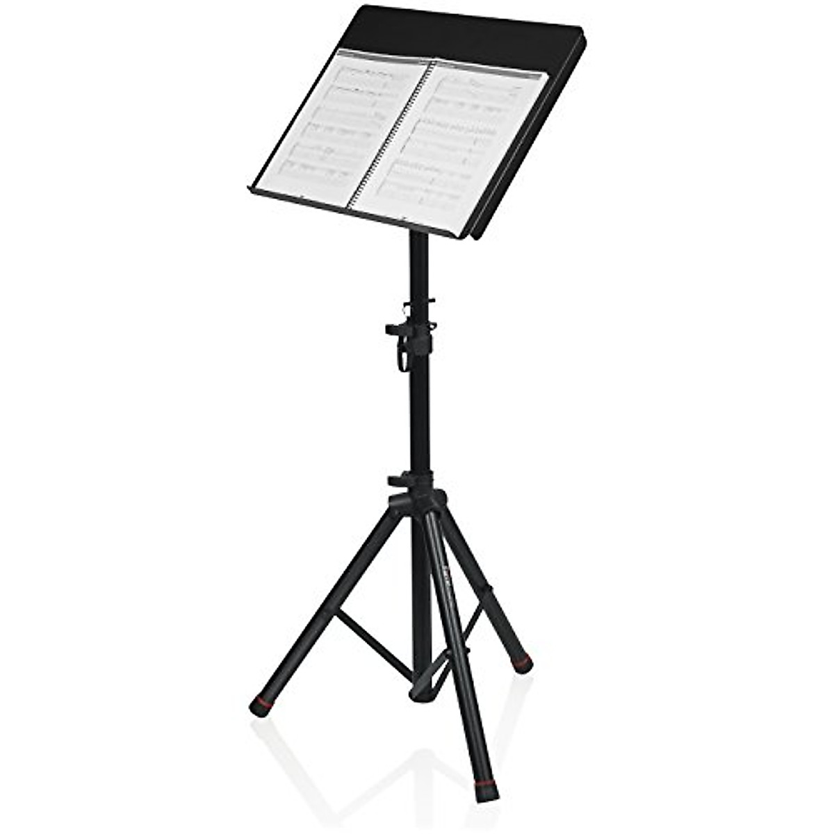 Gator Frameworks Heavy Duty Deluxe Adjustable Multi-Media Gear Stand Featuring 100x100 Vesa Mounting Brackets | Ideal for Laptops and more; Min/Max Height - 36"/48" (GFW-UTL-MEDIATRAY2)