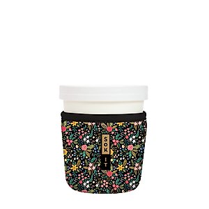 Sok It Ice Cream Sok Tapered Pint Sleeve Insulated Neoprene Cover (English Garden Picnic, Fits Tapered Ice Cream Pints)