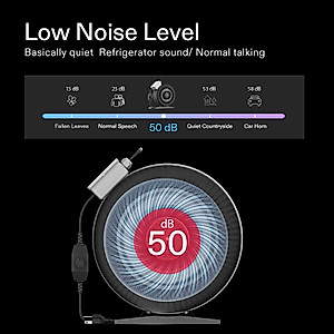 VIVOSUN Z6 6 Inch Inline Duct Fan, 440 CFM Ventilation Fan with Variable Speed Controller for Grow Tent, Indoor Garden Ventilation, Black
