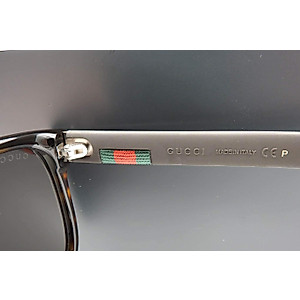 Gucci Polarized Grey Square Men's Sunglasses GG0010S 003 58