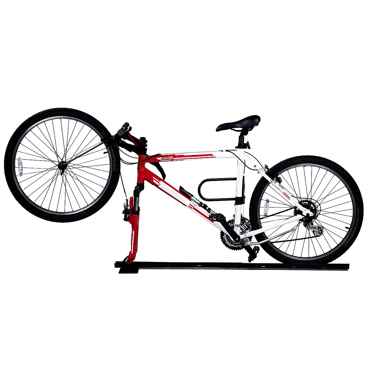 Universal Bike Wheel Attachment Rack To Transport Bicycle Tire Up To 26 Inches On Frame While Mounted On Fork Mount Car Roof Rack. Save Storage Space In Trunk Or Back Seat, Avoid Damaged Cycling Tires