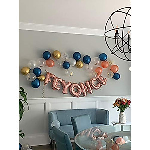 LaVenty Set of 12 Rose Gold FEYONCE Balloons Bachelorette Party Decor Feyonce Party Decoration Engagement Balloon Proposal Decoration