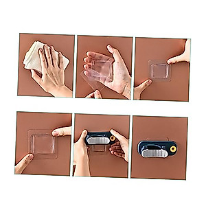 4pcs Mop Hanger Wall Mounted Clothes Mounted Mop Holder Wall Mounted Mop Holder Cleaning Tools Multi Hanger Storage Rack Brooms Broom Hooks Mop Broom Holder Broom Organizer Yellow TOKIDNY