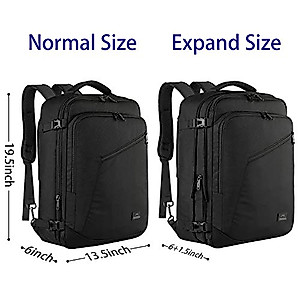 MATEIN Carry on Backpack, Extra Large Travel Backpack Expandable Airplane Approved Weekender Bag, Gym Bag for Men, Large Gym Backpack Sports Bag with Shoes Compartment