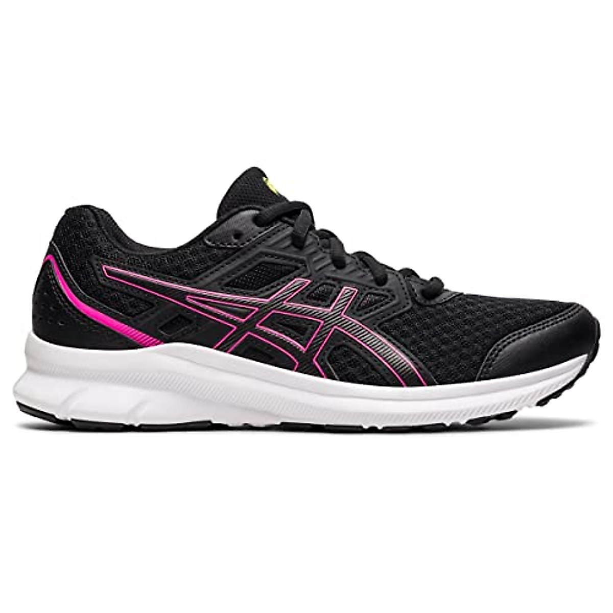 ASICS Women's Jolt 3 Running Shoes, 9.5, Black/HOT Pink