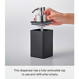 Yamazaki Home Foam Soap Plastic | Dispenser, One Size, Black