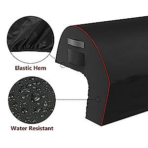 QuliMetal 30 Inch Built–in Grill Cover for Bull Gas Grills, Outdoor Products BBQ Grill Top Cover, with Elastic Hem, Waterproof & Windproof, Replace for Bull 45005 Grill Head Cover, 600D