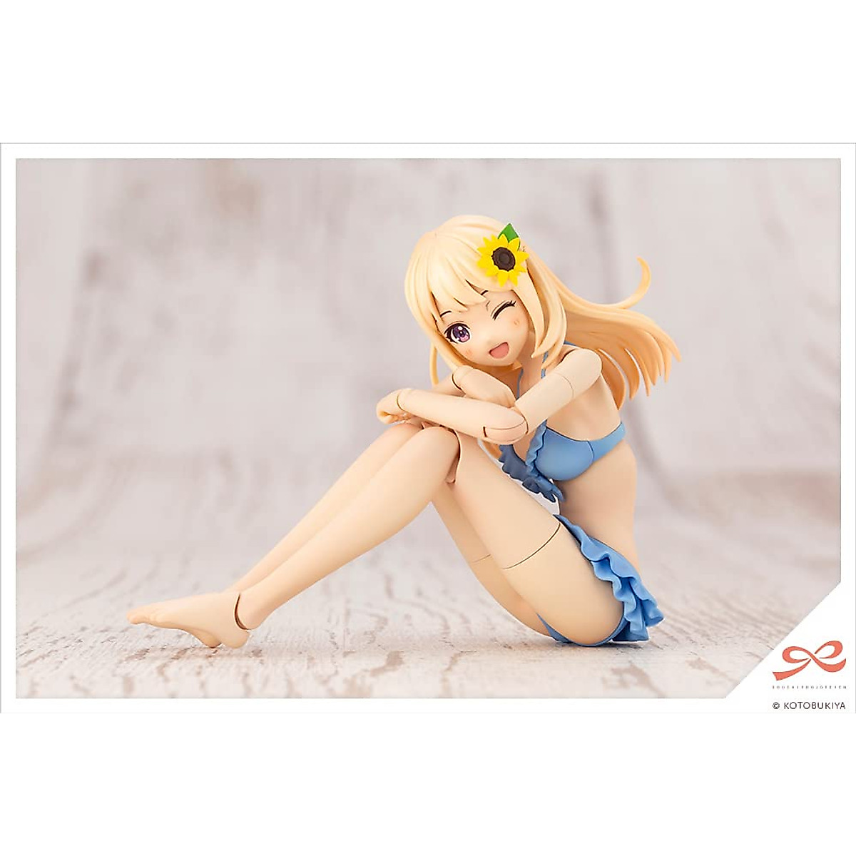 Kotobukiya Sousai Shojo Teien: Madoka Yuki (Swim Style) Dreaming Style Sunny Sky Model Kit, Multicolor