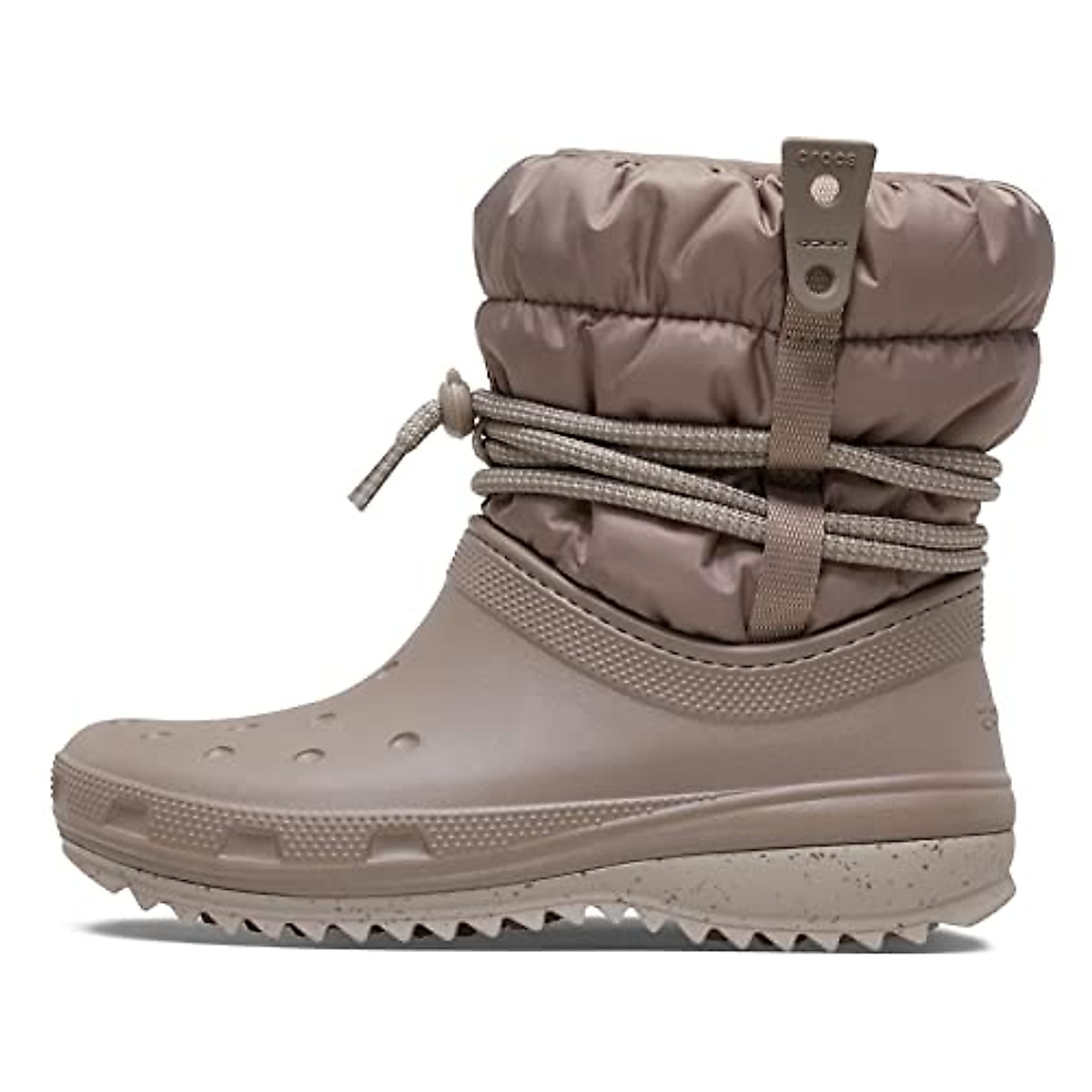 Crocs Women's Classic Neo Puff Luxe Winter Boots Snow, Mushroom, Numeric_10