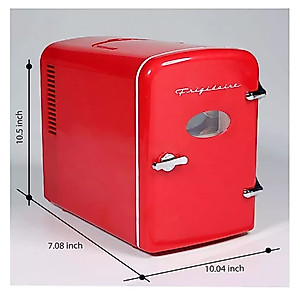 Frigidaire Retro 9-Can Portable Mini Fridge EFMIS197-RED