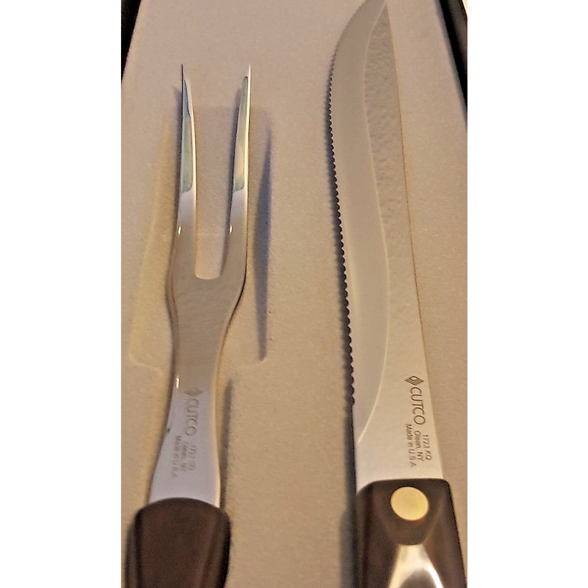 440A HIGH CARBON, STAINLESS STEEL CARVING SET