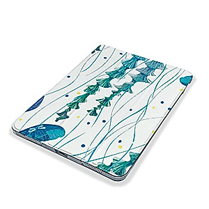 Cute Jellyfish Nature Ocean case Compatible with iPad Mini Air Pro 7.9 8.3 9.7 10.2 10.9 11 12.9 inch Pattern Cover New 2022 2021 Trifold Stand 3 4 5 6 7 8 9 Generation 453 (11" Pro 1/2/3 gen)