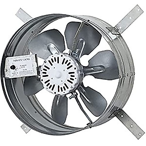 iLiving ILG8G14-12T Newest Automatic Gable Mount Attic Ventilator Fan with Adjustable Thermostat, 3.10 Amp, 1220 CFM, Single-Speed