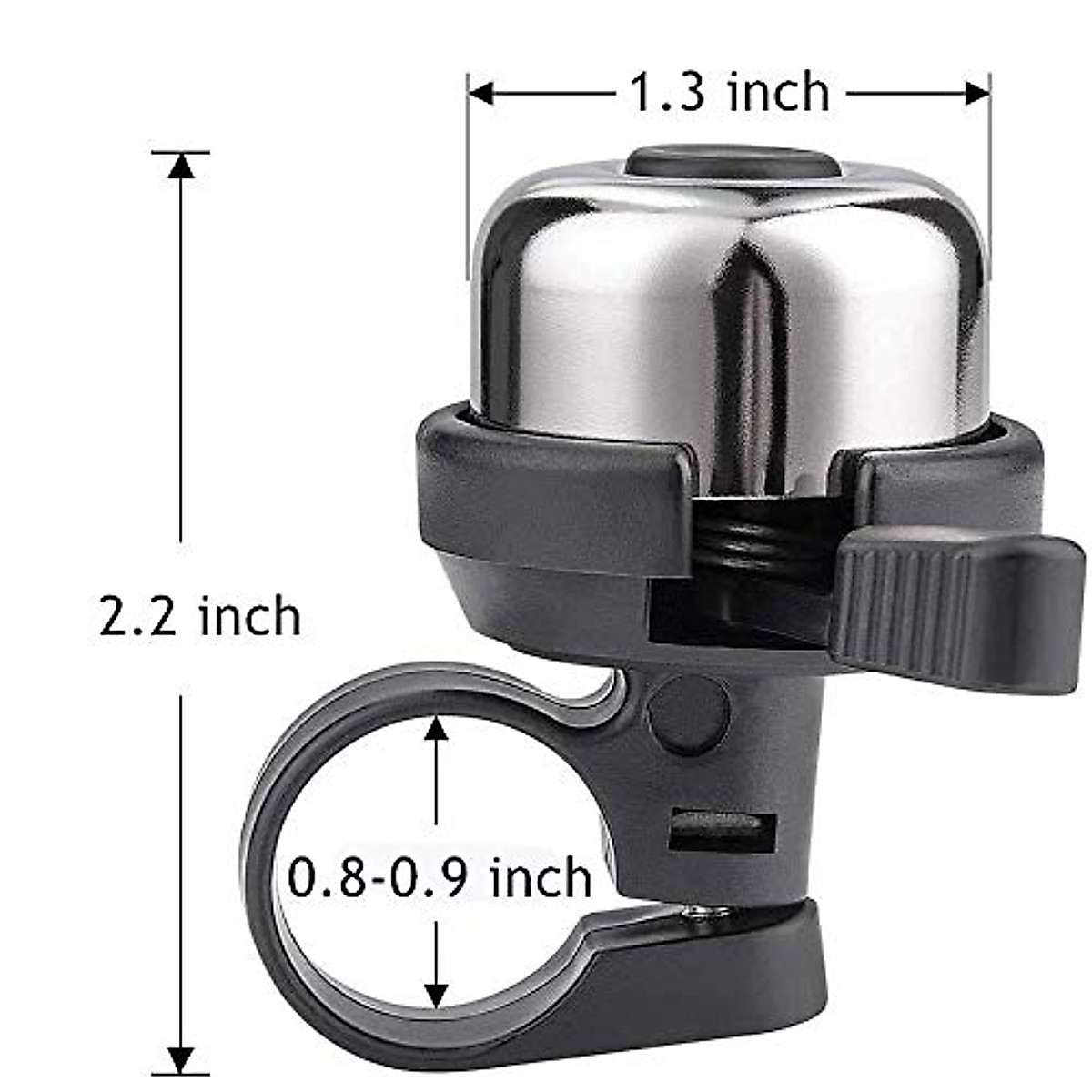 YMNL Bike Bell, Bicycle Bells for Adults Multicolor Brass Loud Crisp Clear Mini Small Bike Bell for Cycling Outdoor Mountain Road Fixie Bike