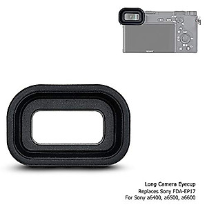 Soft Silicon Camera Viewfinder Eyecup Eyepiece Eyeshade for Sony A6600 A6500 A6400 Eye Cup Protector Replaces Sony FDA-EP17