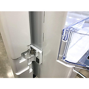 2 Pack Refrigerator Spring For Kenmore Elite Compatible With 795.741053.010 795.71063.011 Counter Clockwise Wound Door Repair French Heavy Duty Steel