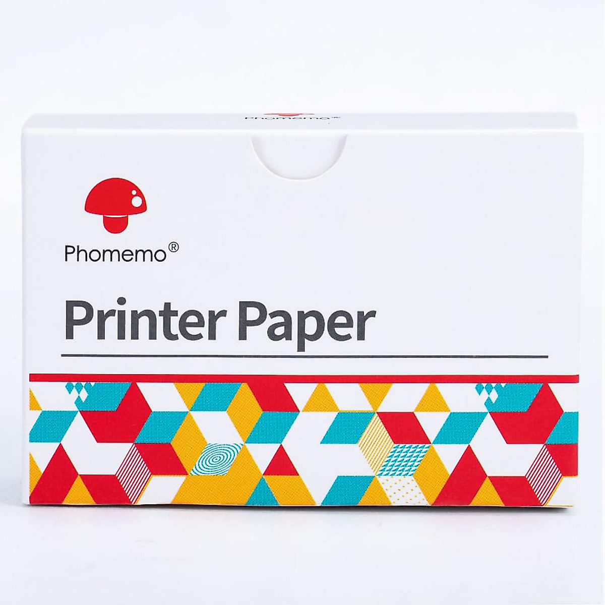 Phomemo White Self-Adhesive Thermal Paper, Glossy Printable Sticker Paper for Phomemo M02/M02 Pro/M02S/M03 Bluetooth Pocket Mobile Printer, Black on White, 50mm x 3.5m, Diameter 30mm, 3-Rolls