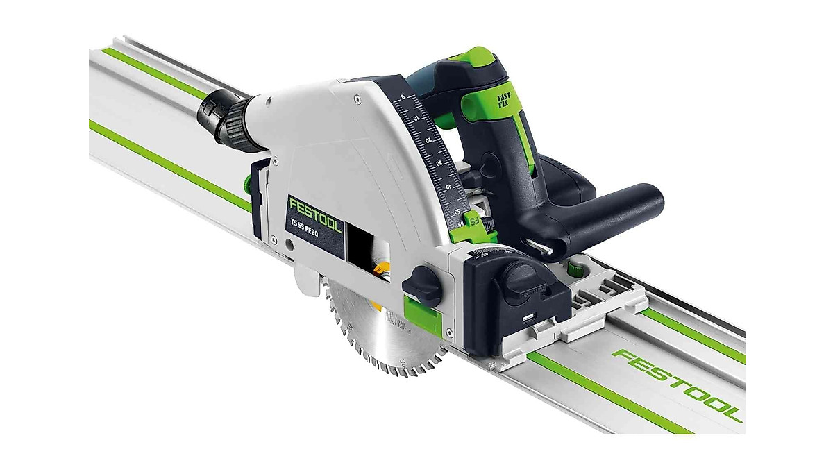 Festool TS 55 Plunge-Cut Track Saw with Guide Rail | Precision & Speed