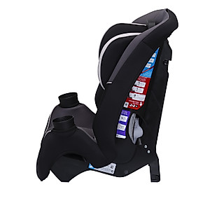 Safety 1st Crosstown All-in-One Convertible Car Seat, Rear-Facing 5-40 pounds, Forward-Facing 22-65 pounds, and Belt-Positioning Booster 40-100 pounds, Seal