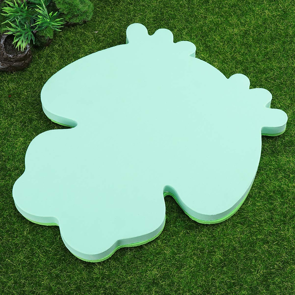 Kisangel Kid Bath Toys 1Pc Unbreakable Mirror EVA Baby Mirror Bath Bathing Play Water Toy Shower Toy for Children Kids Foam Bath Toys Baby Mirror ( Green Frogs Toddler Bath Toys