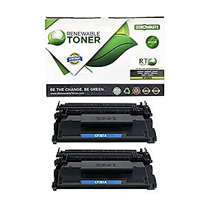 Renewable Toner 87A MICR Replacement for HP 87A 87X | HP Laser Printers M501 M506 MFP M527 | CF287A CF287X Magnetic Ink Check Printer Cartridge (Pack of 2)