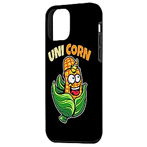 iPhone 12 mini Cool Uni Corn | Funny Maize Magical Horned Horse Joke Gift Case