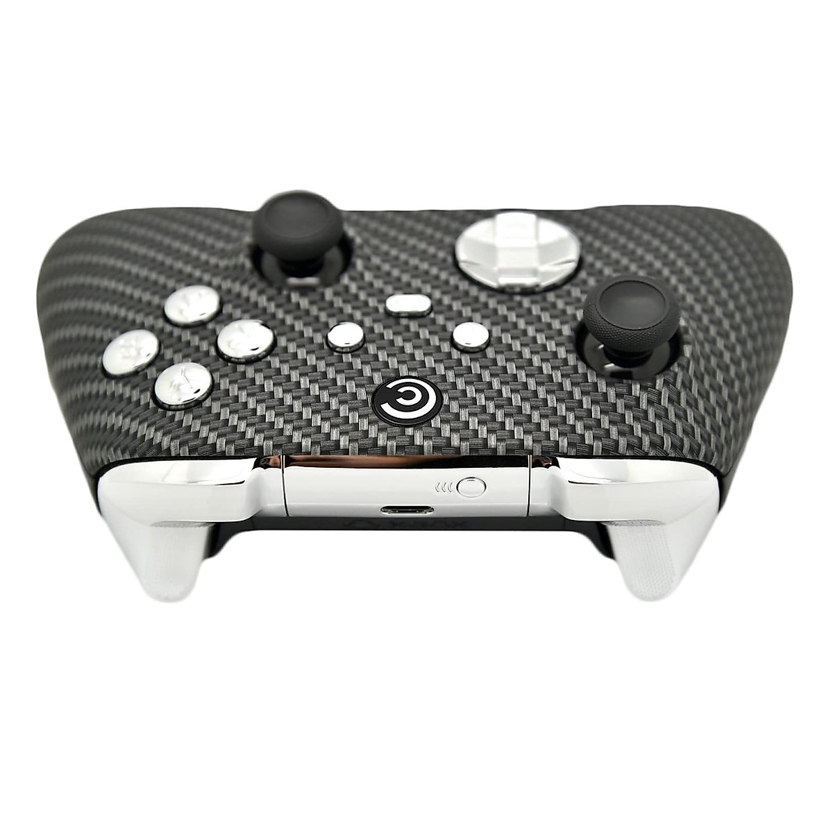 Designer Series Custom Wireless Controller for PC, Windows, Series X/S & One - Multiple Designs Available (Carbon Fiber & Silver Chrome inserts)