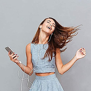 esbeecables [Apple MFi Certified] 2 Pack Headphone Adapter for iPhone, 2 in 1 Lightning to 3.5mm AUX Audio + Charger Splitter Compatible with iPhone 14/13/12/11/XS/XR/iPad, Support Call+Music Control