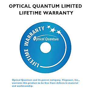 Optical Quantum Blue AZO CD-R 700MB 52X White Inkjet Hub Printable Blank Recordable Media Discs – 100pk Spindle for Music, Data, and Photo Storage