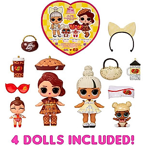 L.O.L. Surprise! Loves Mini Sweets Deluxe Series 2 with 4 Dolls, Accessories, Limited Edition Dolls, Candy Theme, Jelly Belly Theme, Collectible Dolls- Great Gift for Girls Age 4+