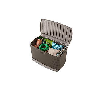 Rubbermaid 2047053 Deck Box, Medium, Sandstone