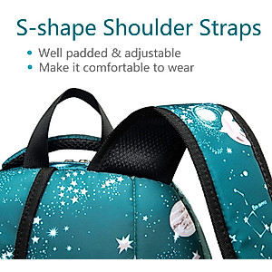 BLUEFAIRY Kids Backpack for Teenage Girls Elementary School Bags Middle High School Teal Bookbags Teenagers (Cyan)