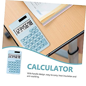 NUOBESTY Pocket LCD Adorable Stationery Financial Business Hand Accounting for College Held Calculators Desktop Office Basic Working Students Digital Student Calculator High
