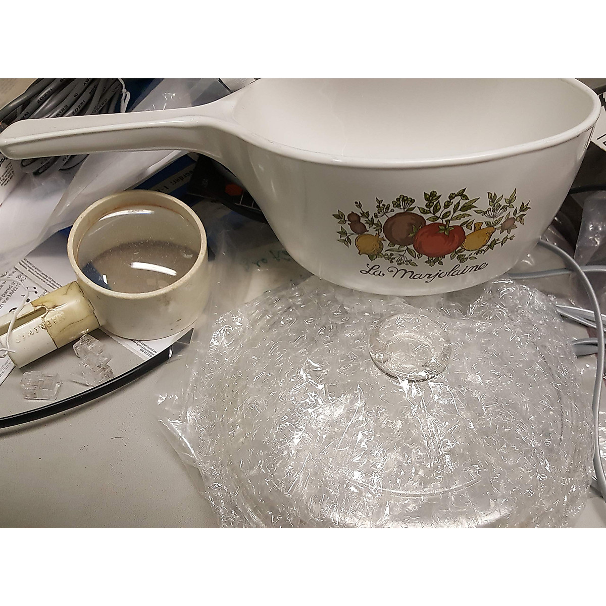 Vintiage/Retro Corning Ware Spice of Life 1.5 Pint La Marjolaine Sauce Pan with Lid P-82-B