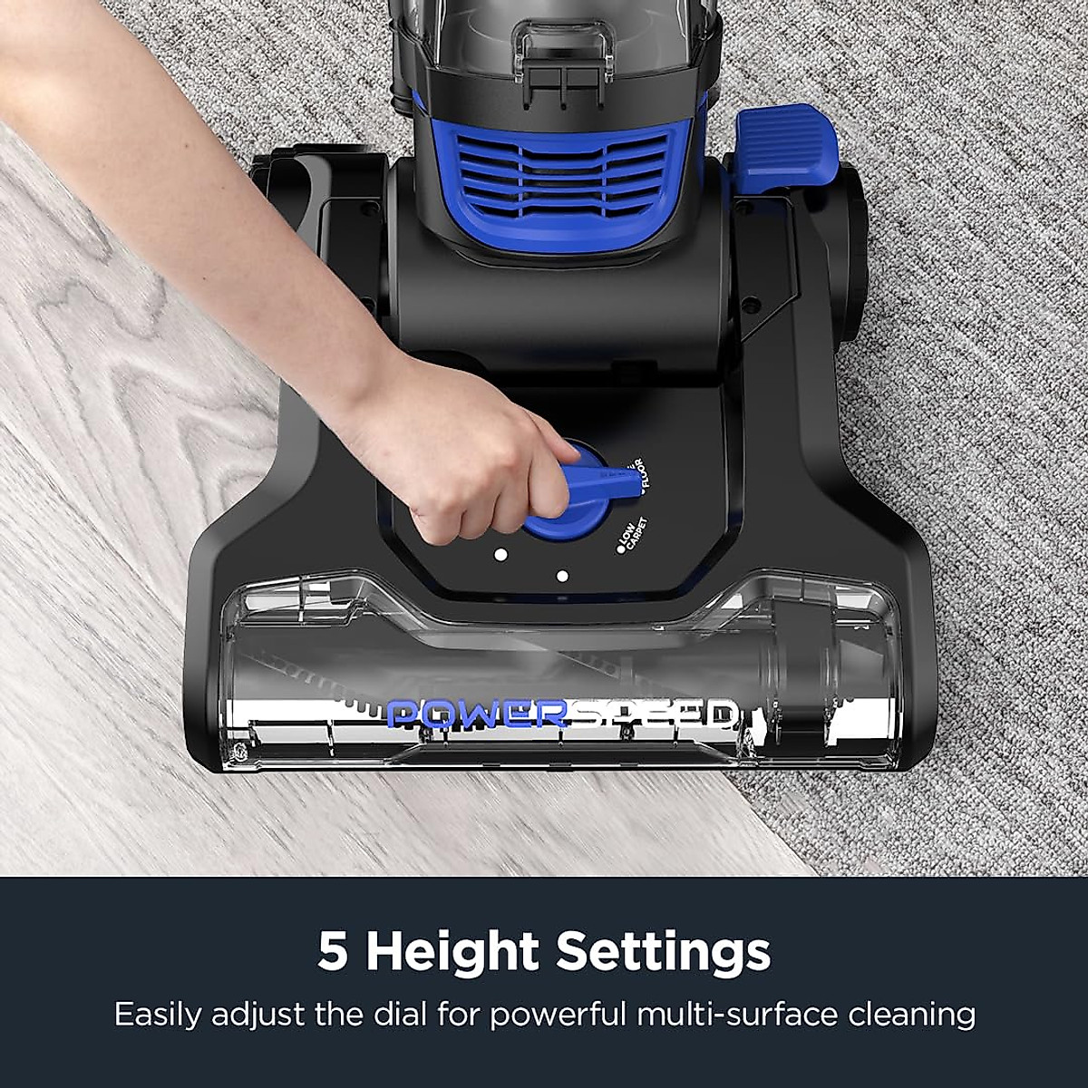 Eureka Lightweight Powerful Upright Vacuum Cleaner for Carpet and Hard Floor, PowerSpeed, New Model