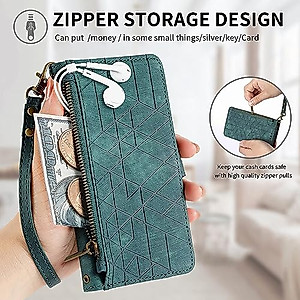 YBROY Case for Motorola ThinkPhone, Magnetic Flip Leather Premium Wallet Phone Case, with Card Slot and Folding Stand, Case Cover for Motorola ThinkPhone.(Black)