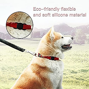 PuppyDoggy 2 Pack Airtag Holder for Collar, Dog Cat Tracker Case, Silicone Airtag Case Waterproof, Scratch-Resistant, Anti-Lost & 1 Pack AirTag Keychain Holder for Bag, Suitcase (Small, Pink)