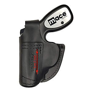 VlaMiTex B21 Leather Holster Fits Mace Pepper Spray Gun Black
