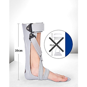 Drop Foot Support Splint - Ankle Foot Orthosis Support - AFO Brace for Foot Drop, Plantar Fasciitis & Achilles Tendonitis,Left,L