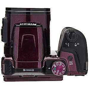 Nikon - COOLPIX B500 16.0-Megapixel Digital Camera - Plum (Renewed)