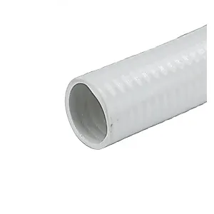 1.5" Inch Diameter x 50 Feet Length Flexible PVC Hose | Flexible Pipe White Schedule 40 PVC | Perfect for Plumbing Filtration Systems