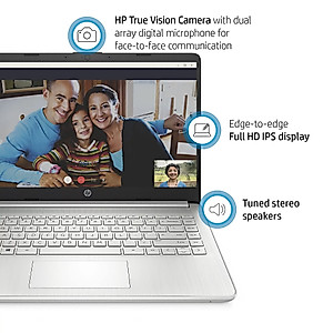 HP 2022 Newest 14 inch FHD Laptop, AMD Ryzen 3 3250U, 16GB DDR4 RAM, 512GB SSD, AMD Radeon Graphics, WiFi, USB Type-C, HDMI, Windows 11 Home, Long Battery Life, Bundle with JAWFOAL