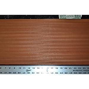 Sapele Raw Wood Veneer Sheet 11.5 x 46 inches 1/42nd
