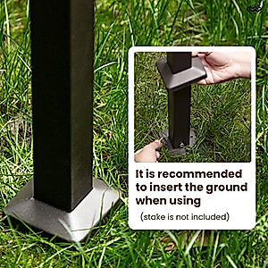 MEWAY 8x5 Grill Gazebo 2-Tiered Outdoor BBQ Canopy Tent, Beige